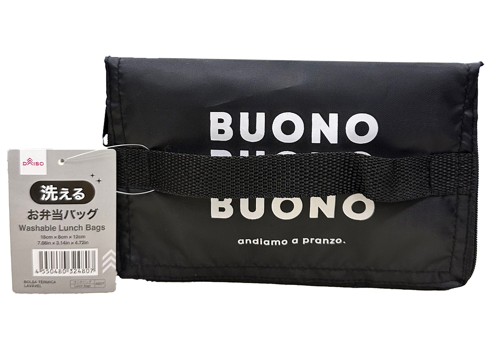 原産国：中国 材質：本体：ポリエステル 100％ 商品サイズ：本体：18cmx12cmx8cm、把手：16cmx2cmx01cm 内容量：1
